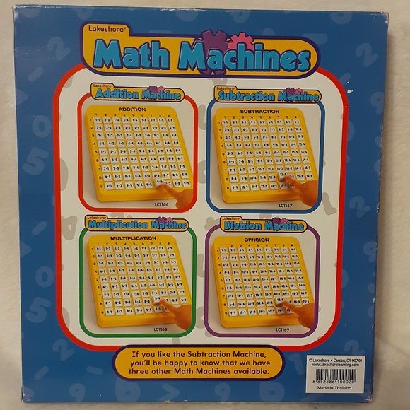 Lakeshore | Toys | Lakeshore Subtraction Machine | Poshmark